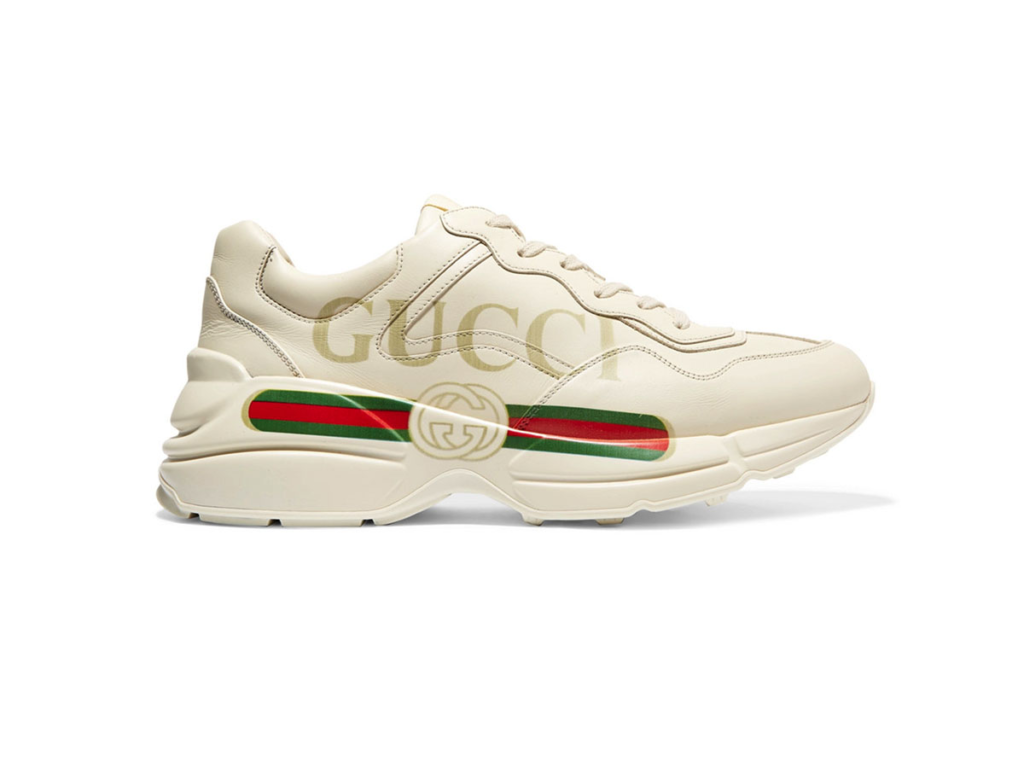 Giày Gucci Rhyton Logo màu trắng Like Auth siêu cấp like auth 99%
