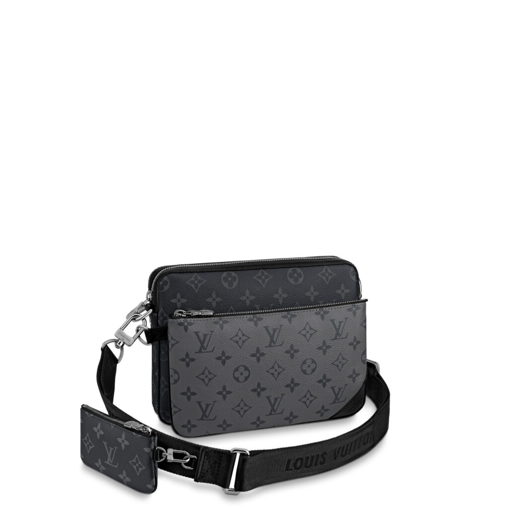 Túi đeo Louis Vuitton Trio Messenger Monogram hoa xám - TUNG LUXURY™