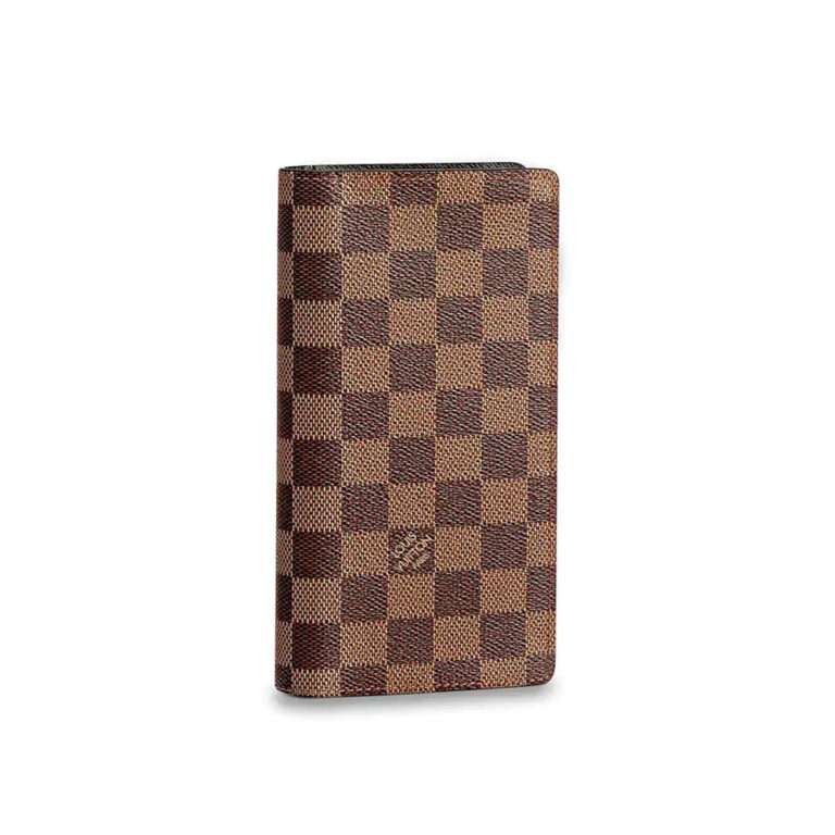 Ví dài Louis Vuitton Brazza Wallet Damier Graphite Canvas caro nâu siêu ...